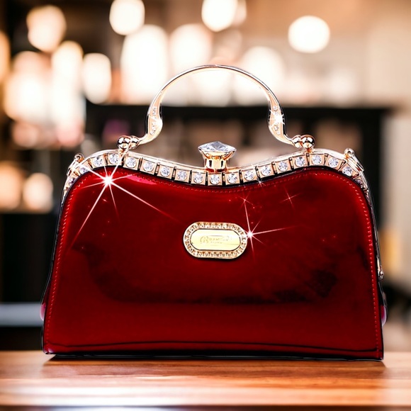 Brangio Italy | Bags | Nwt Red Metallic Brangio Italy Starry Embrace ...